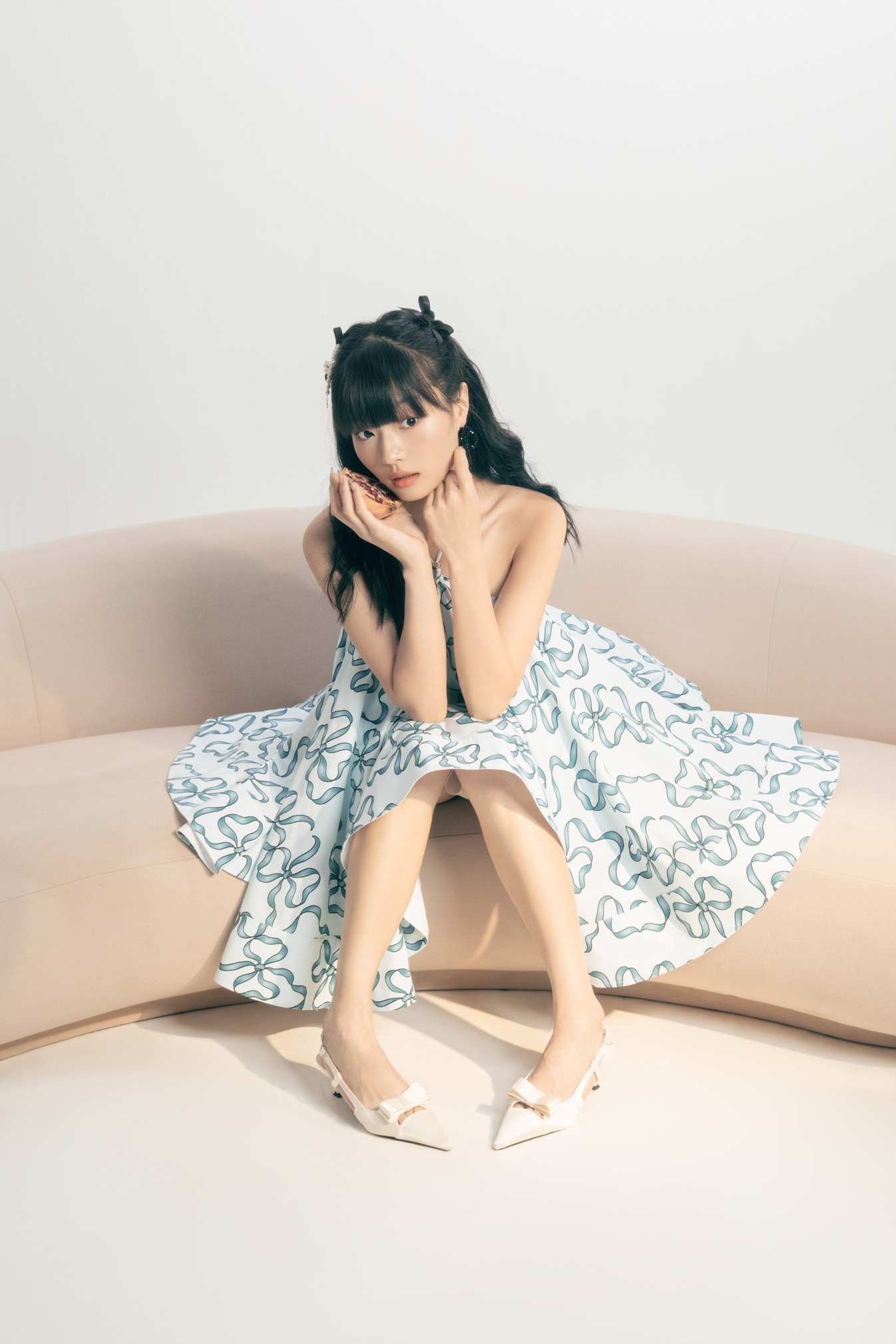 Metal Heart Halter Dress